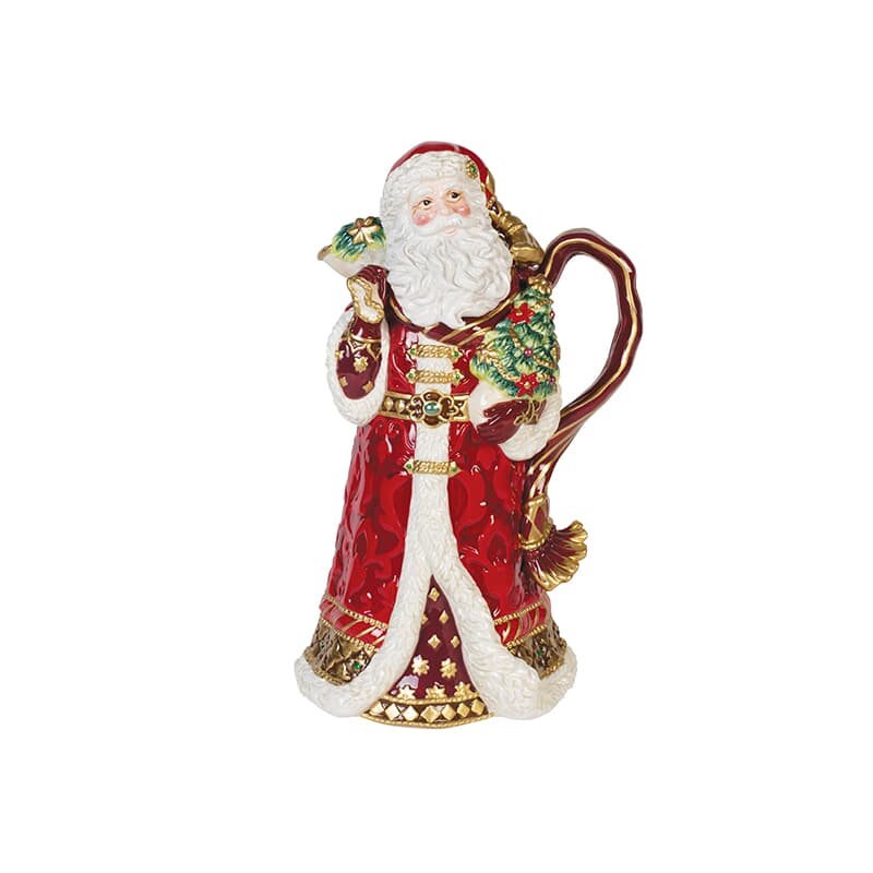 Fitz and Floyd Renaissance Holiday Santa Pitcher RARE FIND!! - Etsy