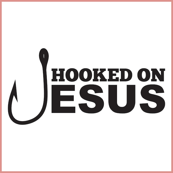 Hooked on Jesus - Etsy