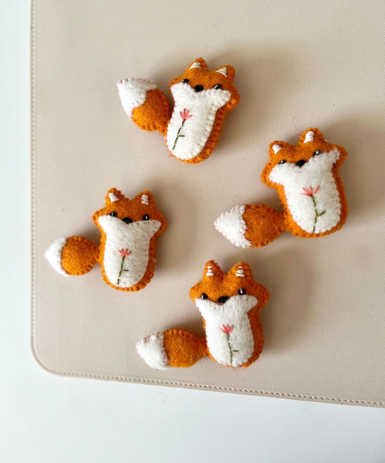 Felt Fox, Felt Toys, Felt Animals, Woodand Animals, Felt Loose Parts ...