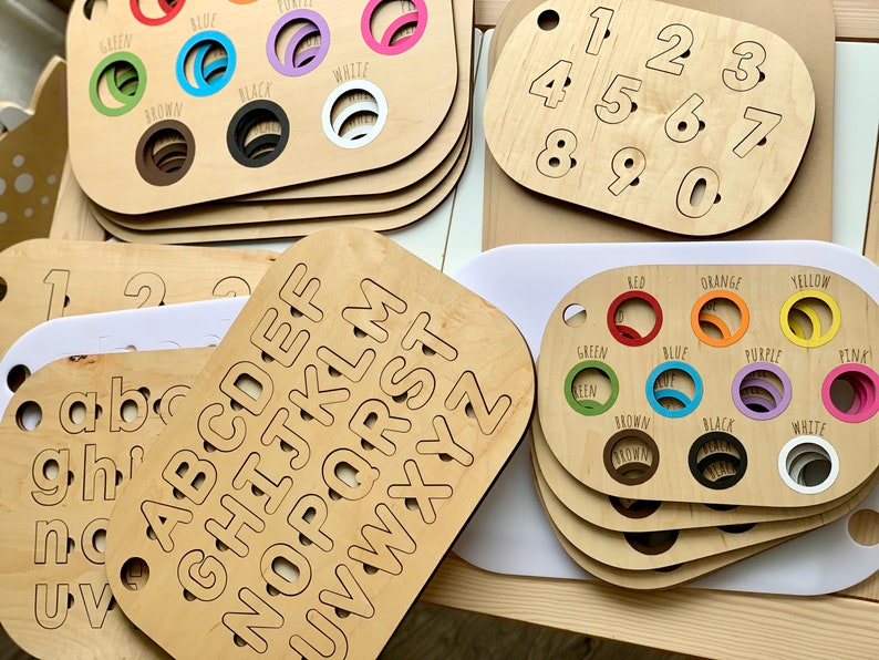 Uppercase Alphabet Puzzle for Flisat Table, Large Flisat Lid Insert ...