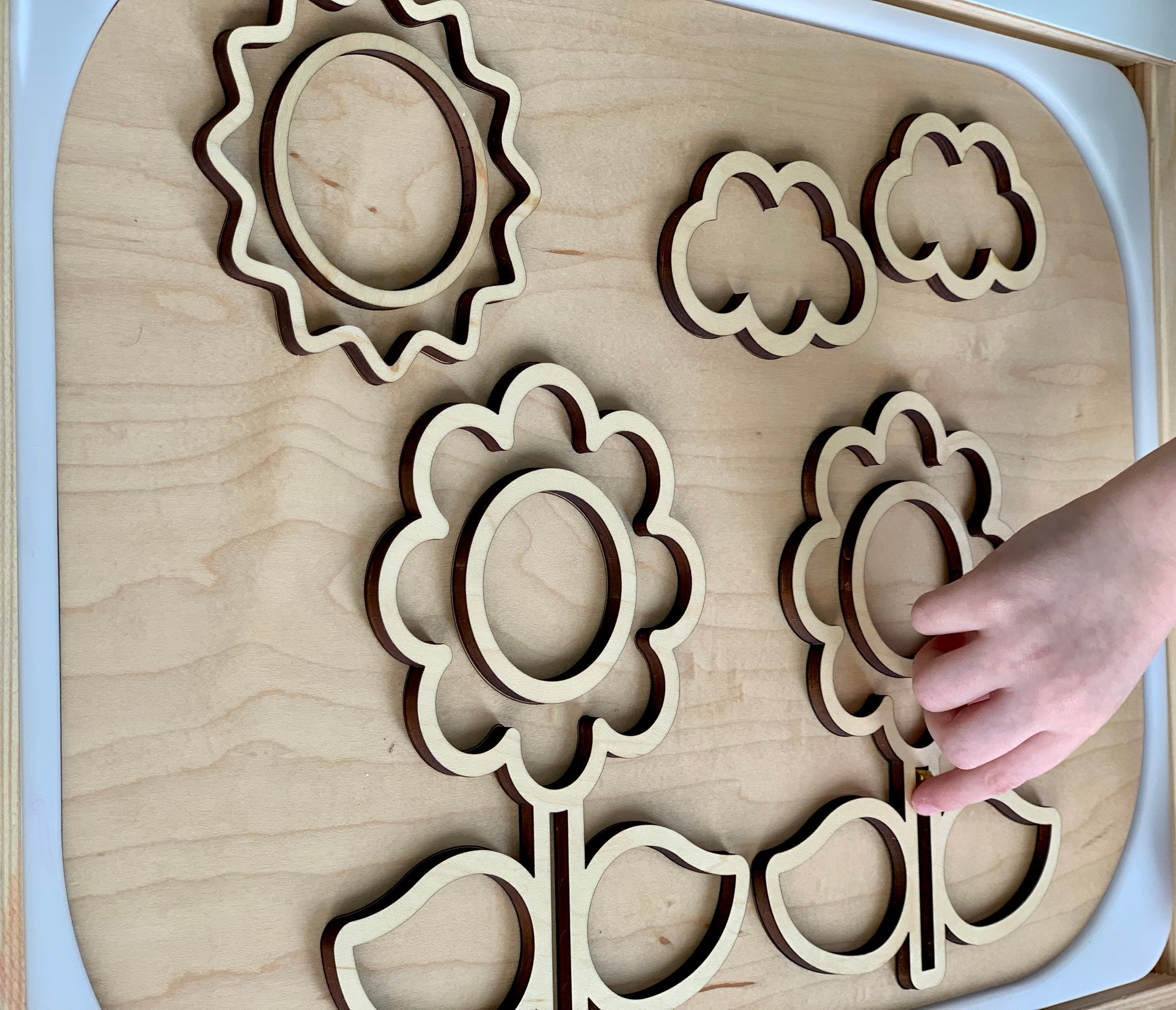 Fillable Flower Insert for Flisat Table, Spring Large Flisat Lid Insert ...