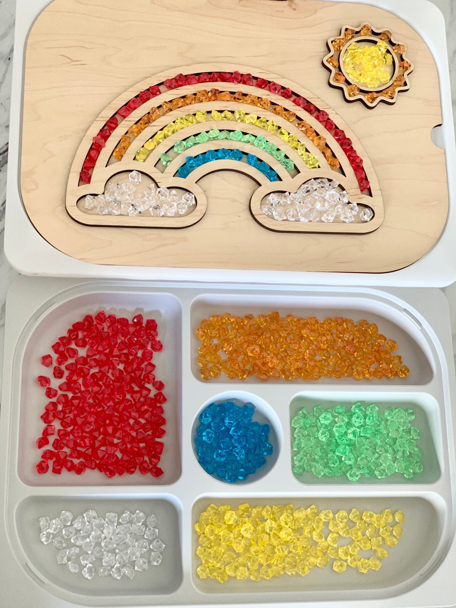Fillable Rainbow Insert for Flisat Table Spring Large Flisat - Etsy