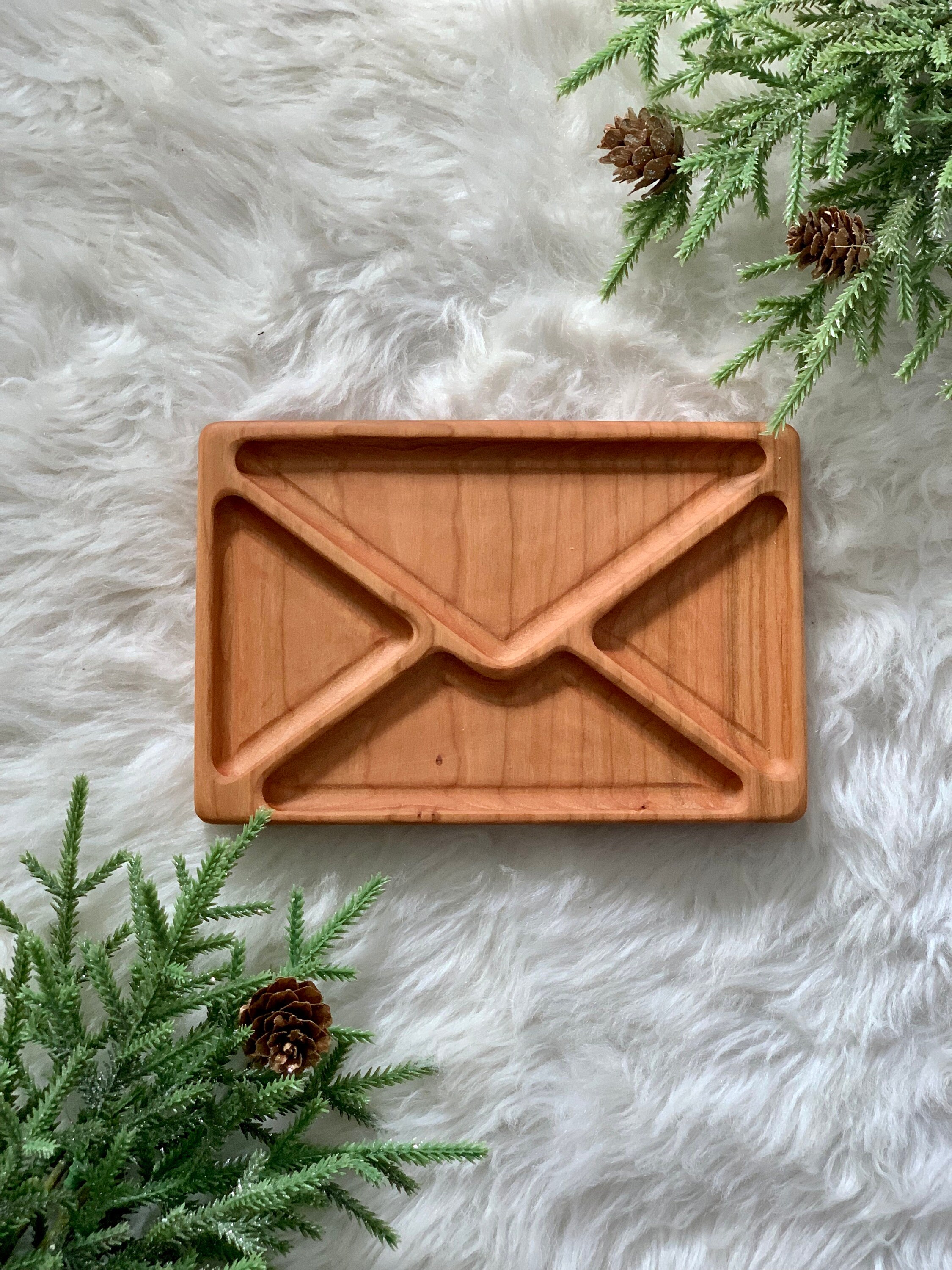 Wood Sensory Tray Envelope Plate Letter Plate Wood Tray - Etsy
