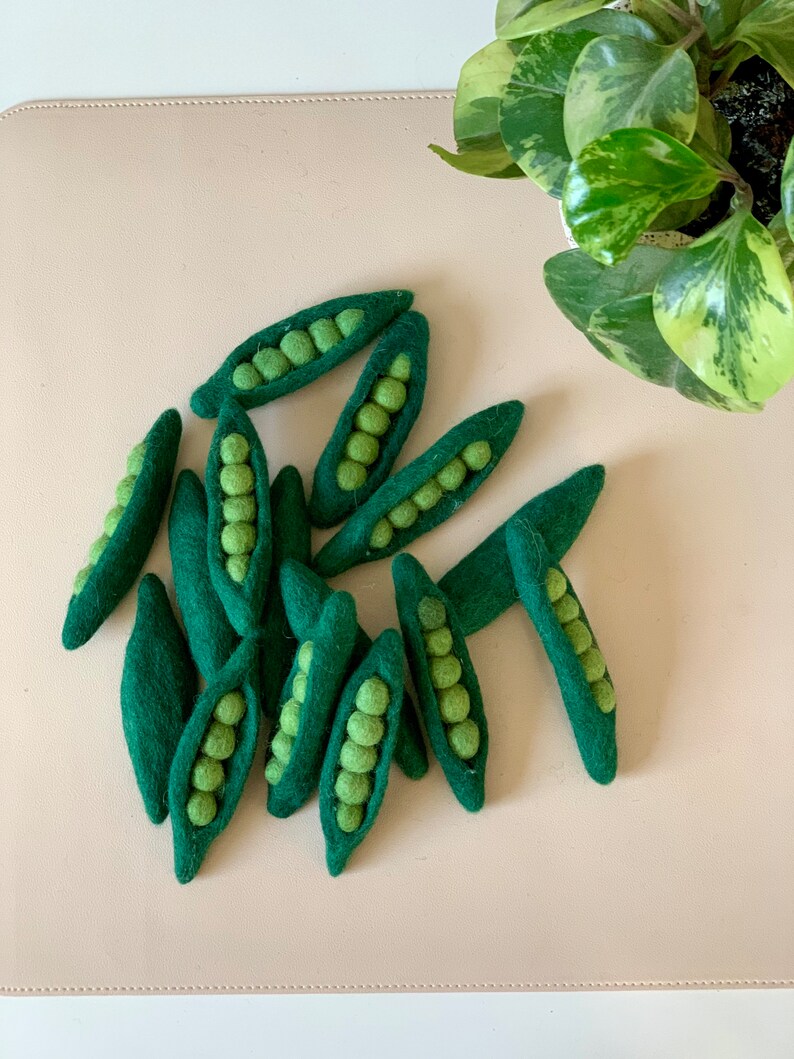 Felt Fruits and Vegetables, Felt Pea Pod, Felt Corn, Felt Food, Felt ...