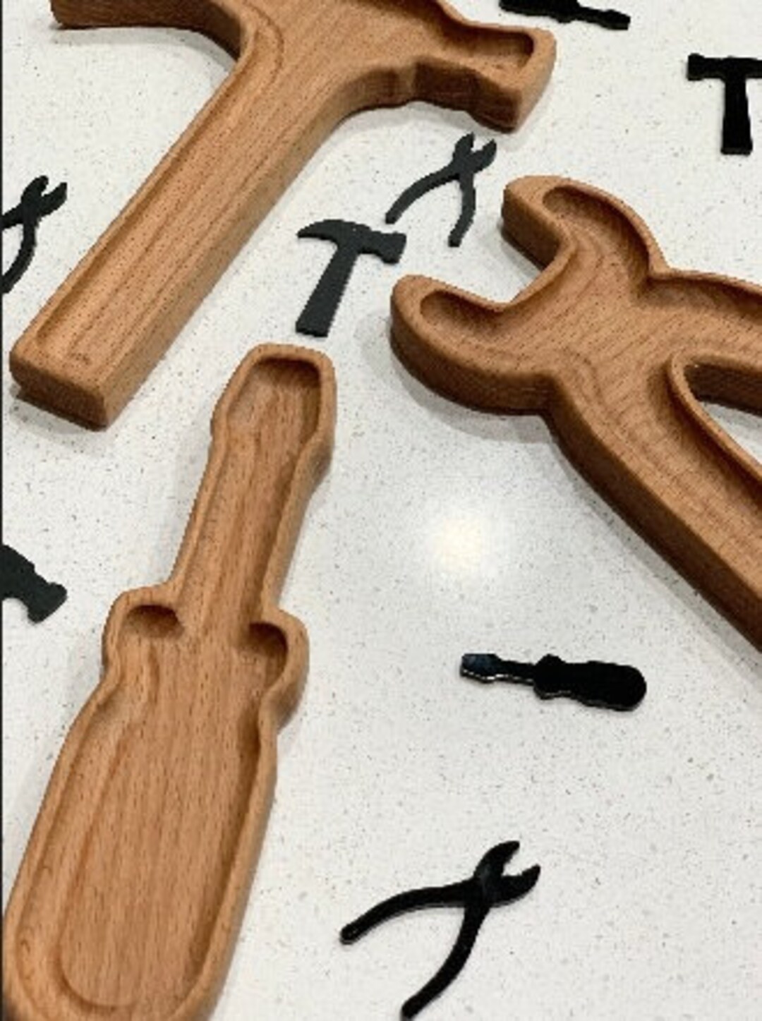 Wood Sensory Tray Tool Plates Tool Toys Kids Gift Homeschool ...