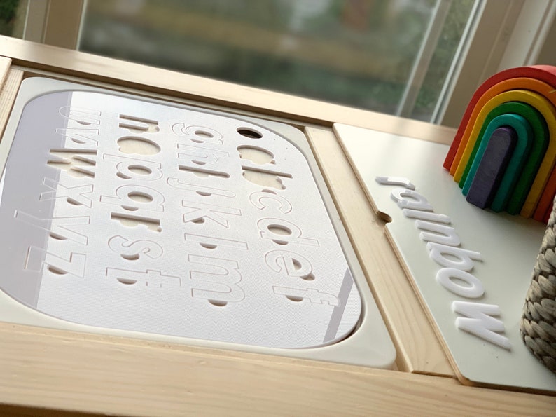 Lowercase Alphabet Puzzle for Flisat Table, Large Flisat Lid Insert ...