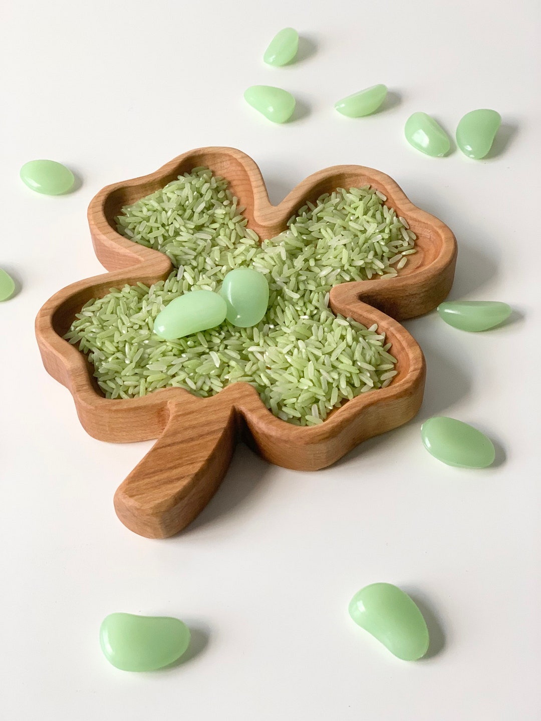 Maple Clover Sensory Tray: Montessori St Patricks Day Decor - Etsy