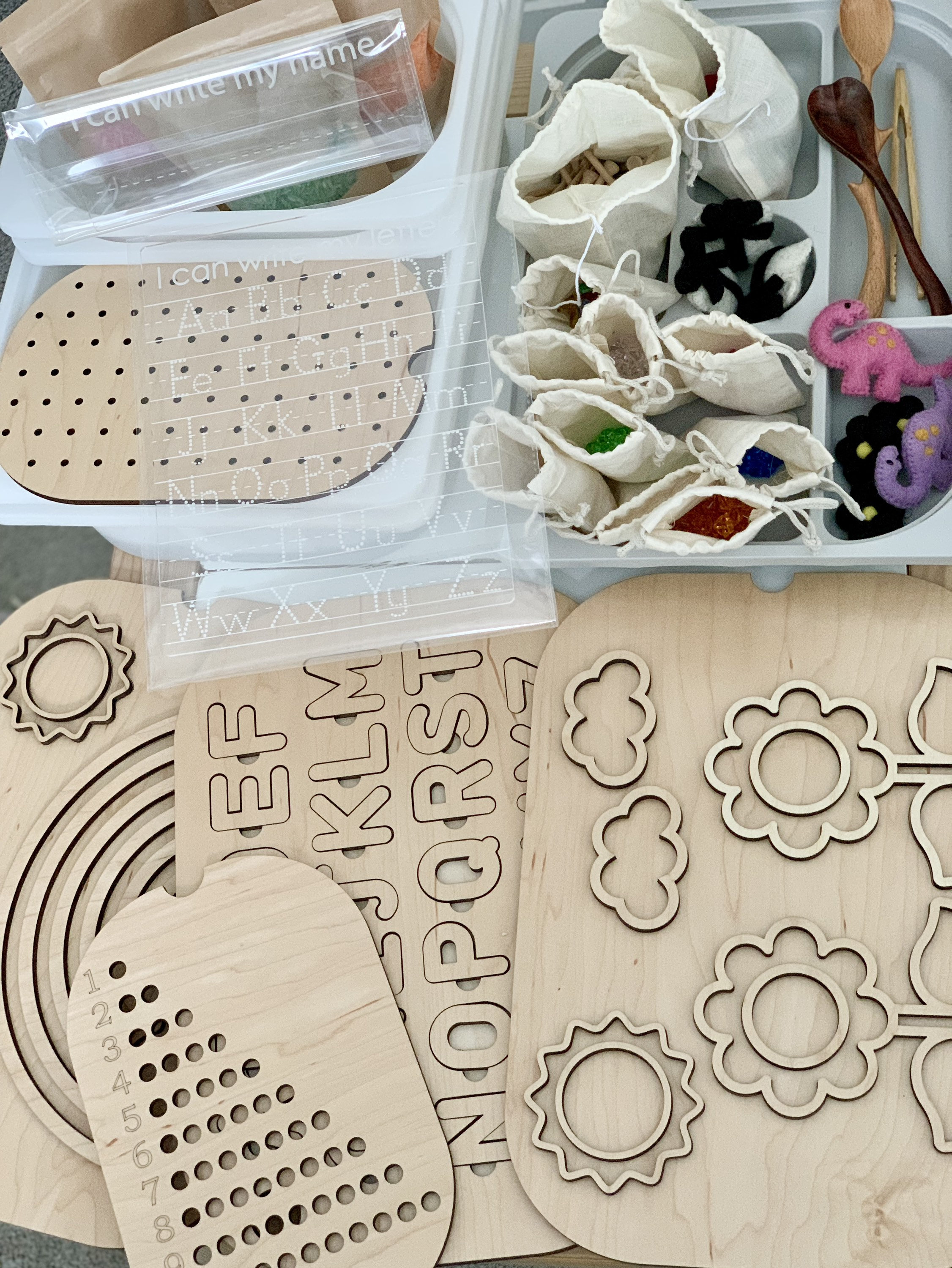 Fillable Flower Insert for Flisat Table, Spring Large Flisat Lid Insert ...