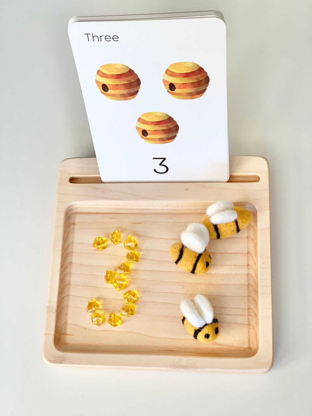 Flash Card and Sand Tray, Wood Sensory Tray, Sensory Play, Wood Tray ...