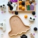 Wood Sensory Tray | Wood Ghost Plate | Halloween Toys | Wood Tray ...
