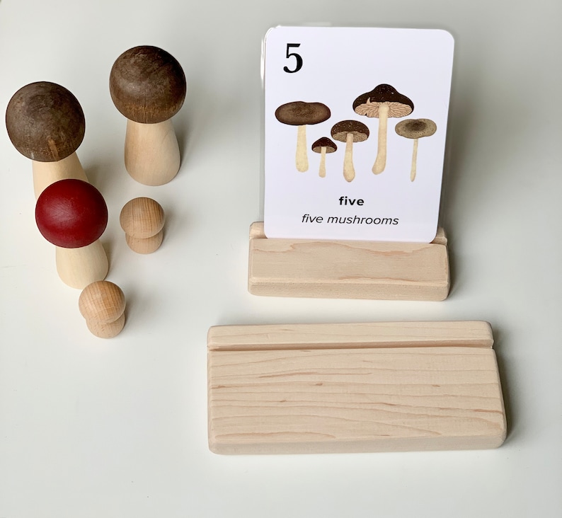 Wood Sensory Tray | Flash Card Holder | Display Holder | Montessori ...