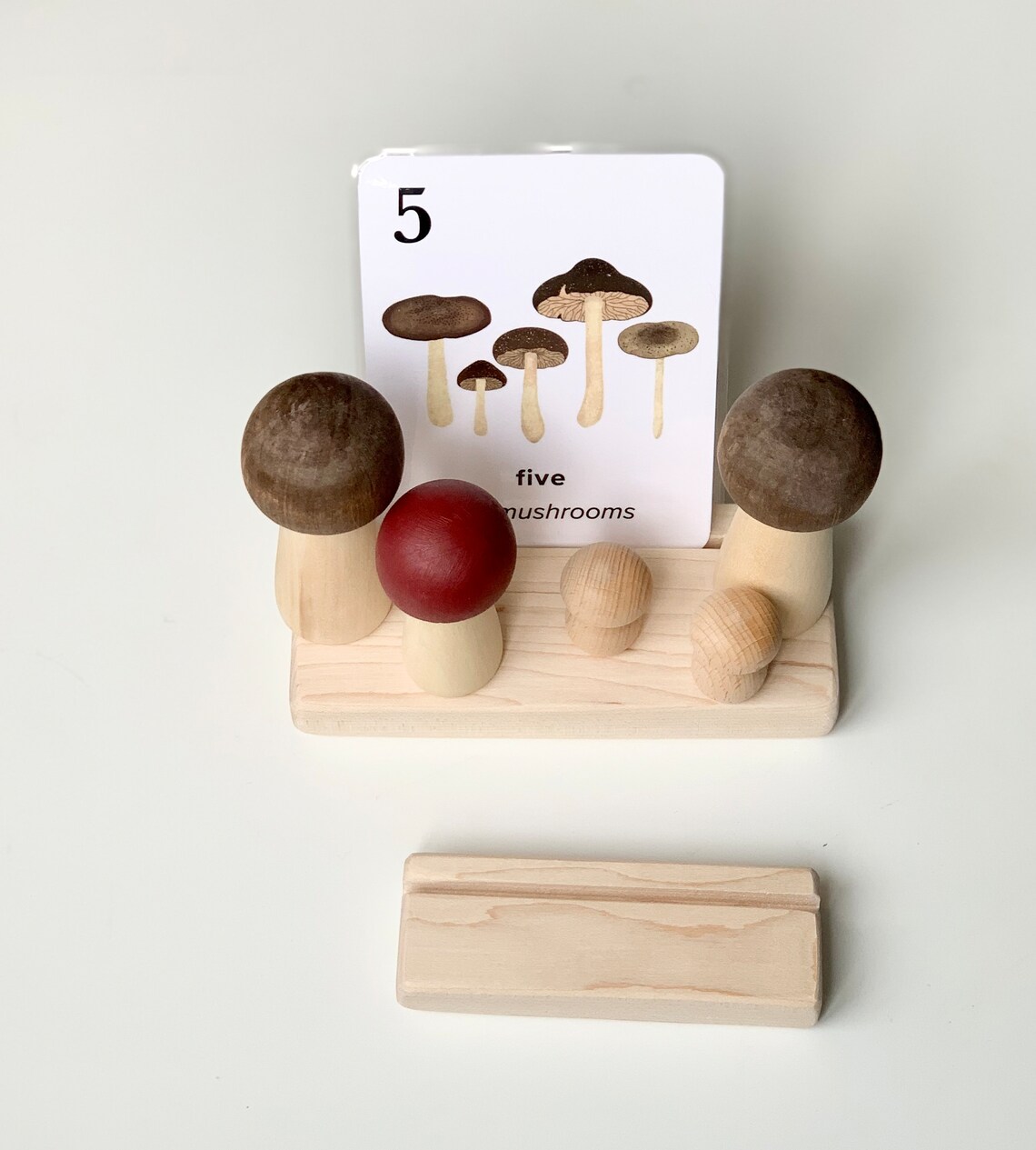 Wood Sensory Tray Flash Card Holder Display Holder - Etsy