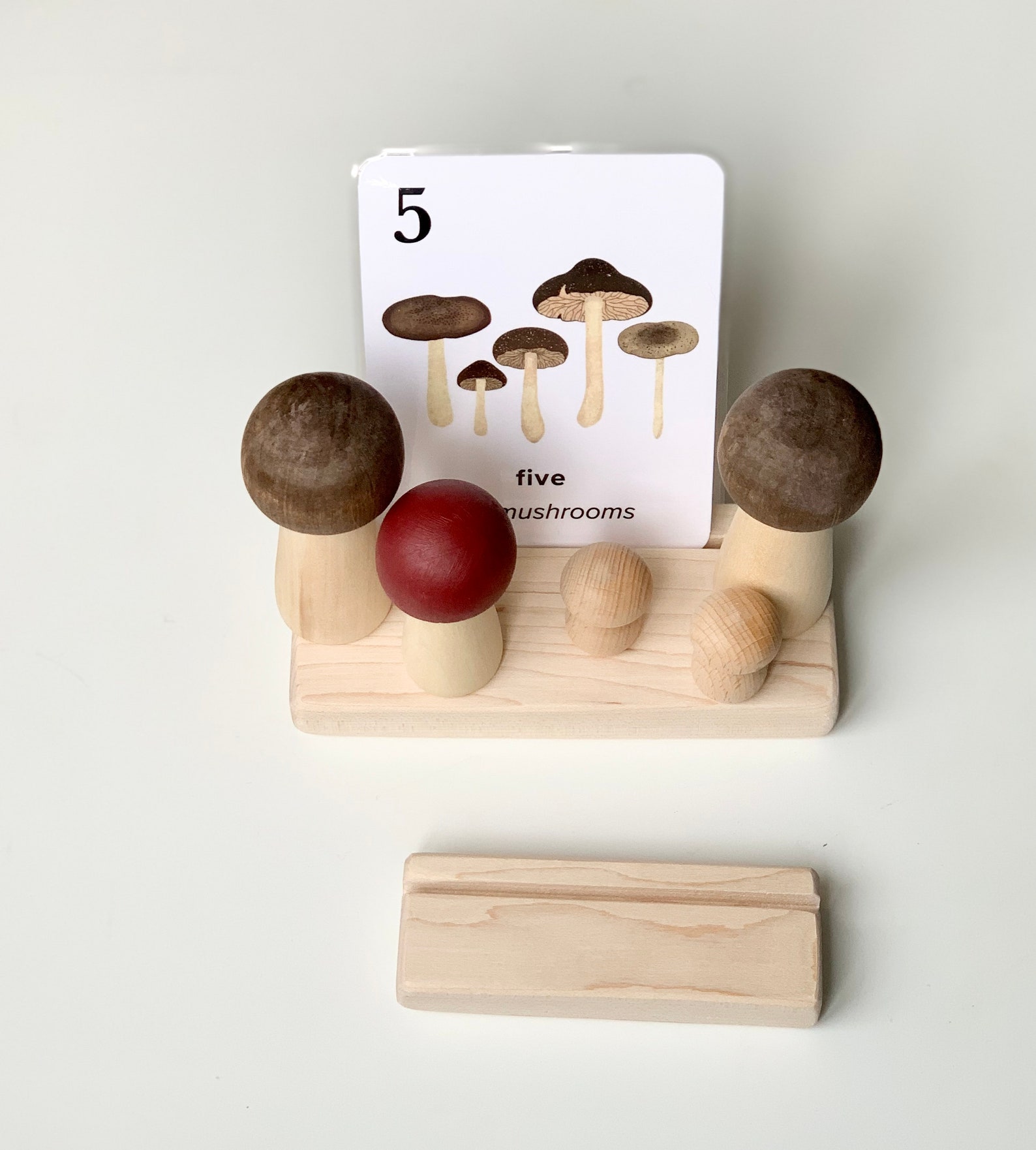 Wood Sensory Tray | Flash Card Holder | Display Holder | Montessori ...