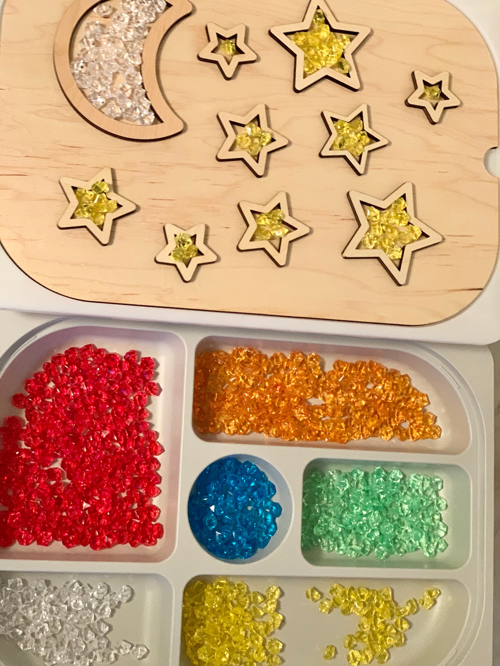 Fillable Night Sky Insert for Flisat Table, Outer Space Large Flisat ...