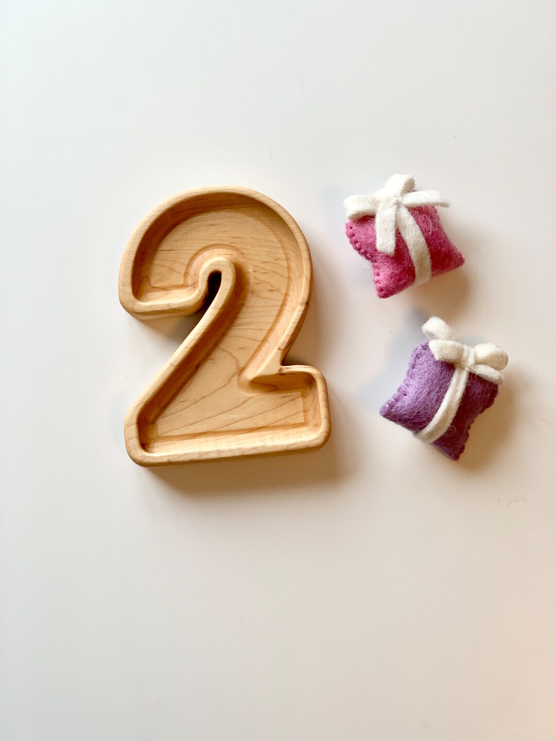 Wood Sensory Tray | Number Plates | Counting Toys | Birthday Gift ...