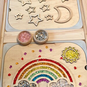 Fillable Rainbow Insert for Flisat Table, Spring Large Flisat Lid ...