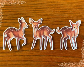 Cute Deer Stickers - Etsy