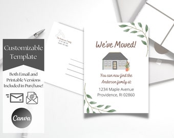 Moving Announcement Change of Address Address Change - Etsy