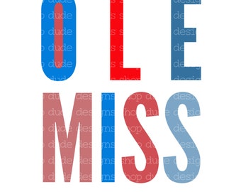 Ole Miss Png Designs - Etsy