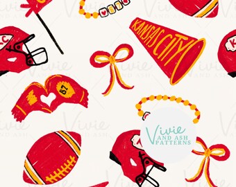 Kansas City Seamless Repeating Pattern - Etsy
