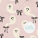 Halloween Seamless Pattern, Cute Ghost, Haunted House Seamless, Black ...