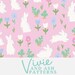 Blue Spring Pastel Easter Floral Seamless Repeating Pattern - Etsy