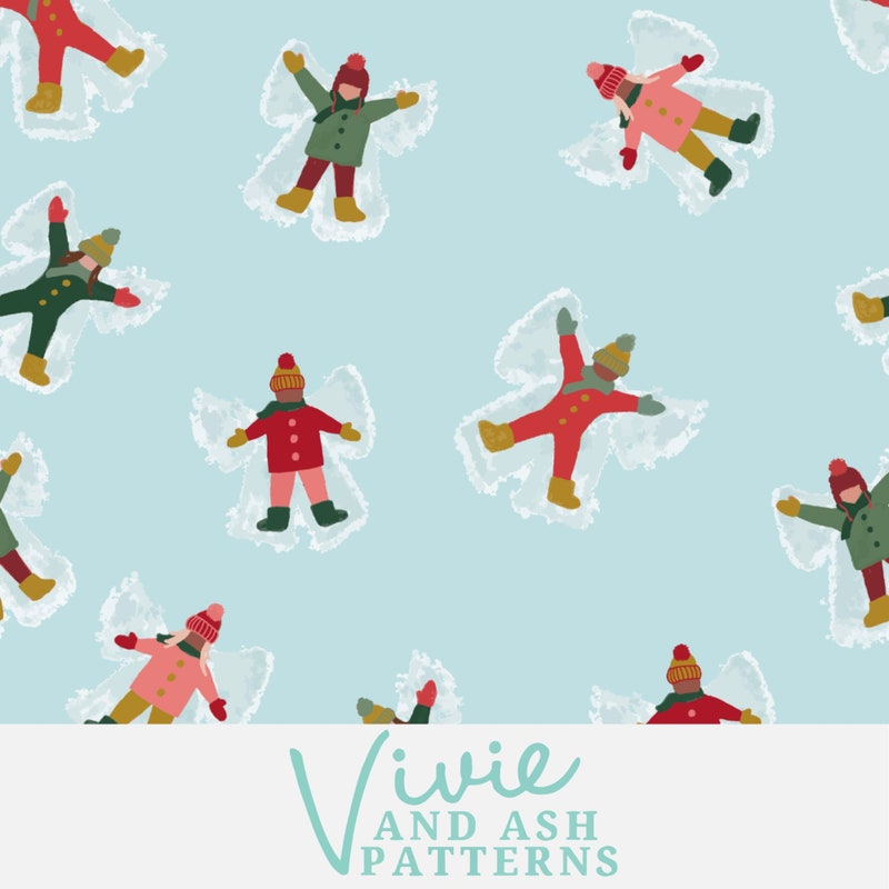Snow Angel Template - Etsy