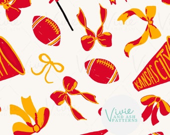 Kansas City Seamless Repeating Pattern - Etsy