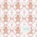 Pink Bow Christmas Gingerbread Seamless Pattern by Vivieandash (digital ...