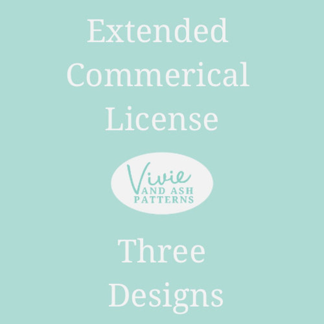 Extended Commercial License for Repeating Pattern Commercial Use - Etsy