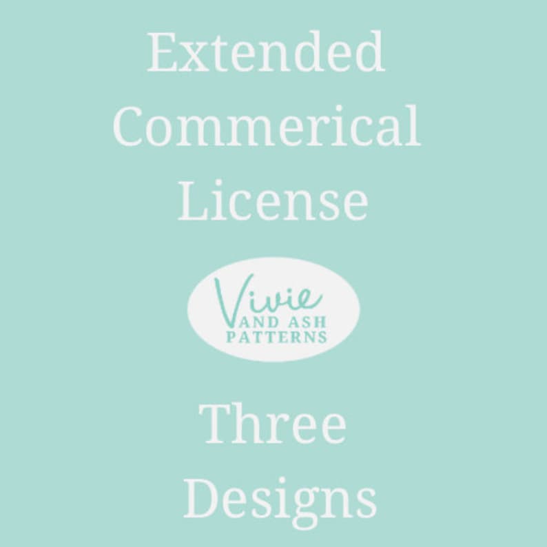 Extended Commercial License for Repeating Pattern Commercial Use - Etsy