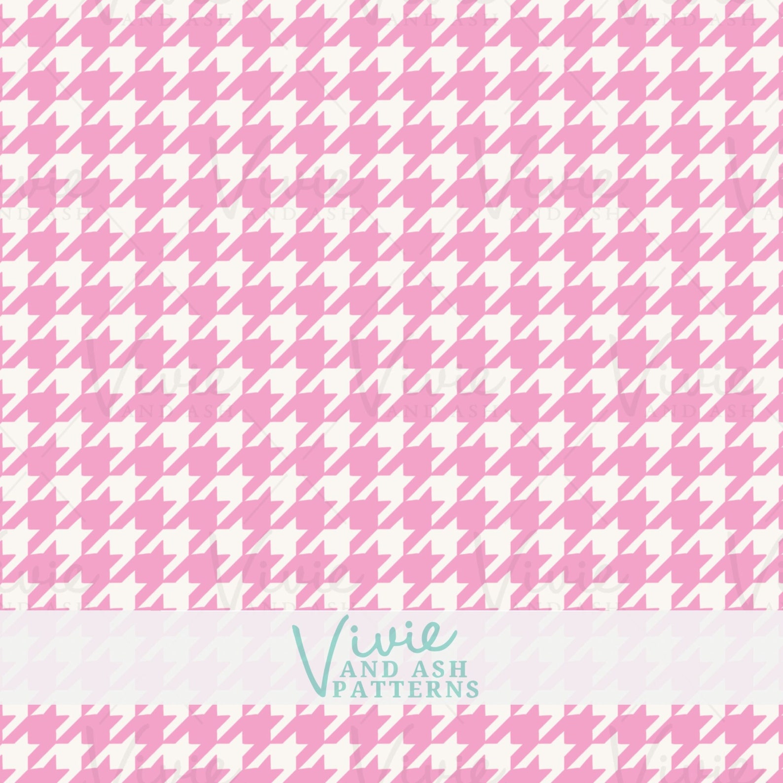 Pink Houndstooth Seamless Pattern, Seamless Repeating Pattern, Download ...