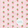 Strawberry Light Pink Stripe Seamless Repeating Pattern, Strawberry ...