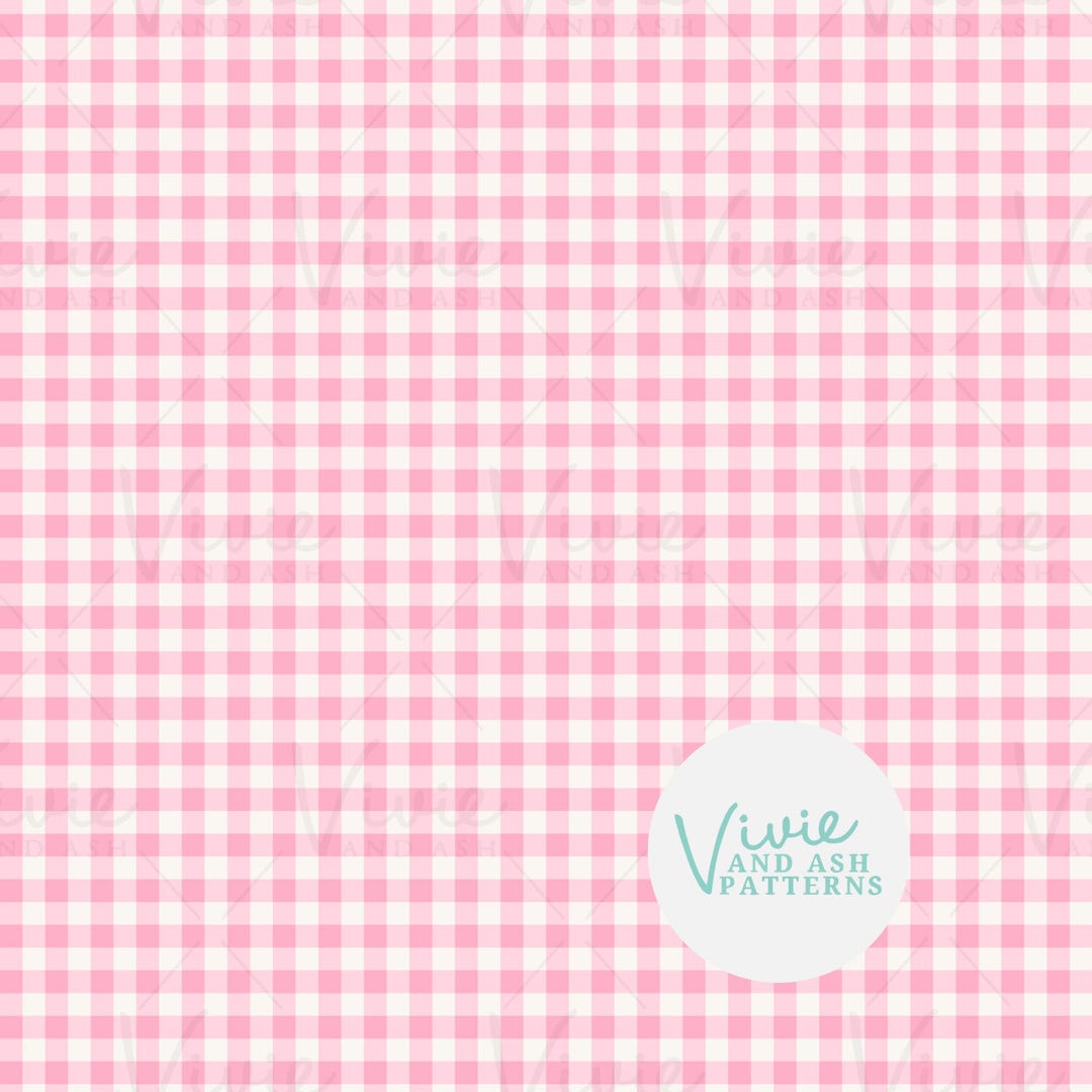 Pink Gingham Seamless Repeating Pattern, Spring Pattern File, Easter ...