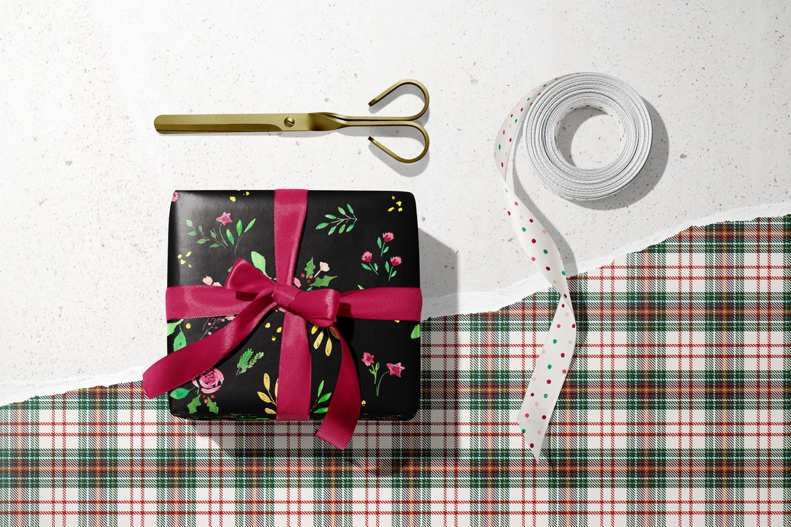 Red and White Christmas Santa Seamless Pattern, Reindeer Seamless ...