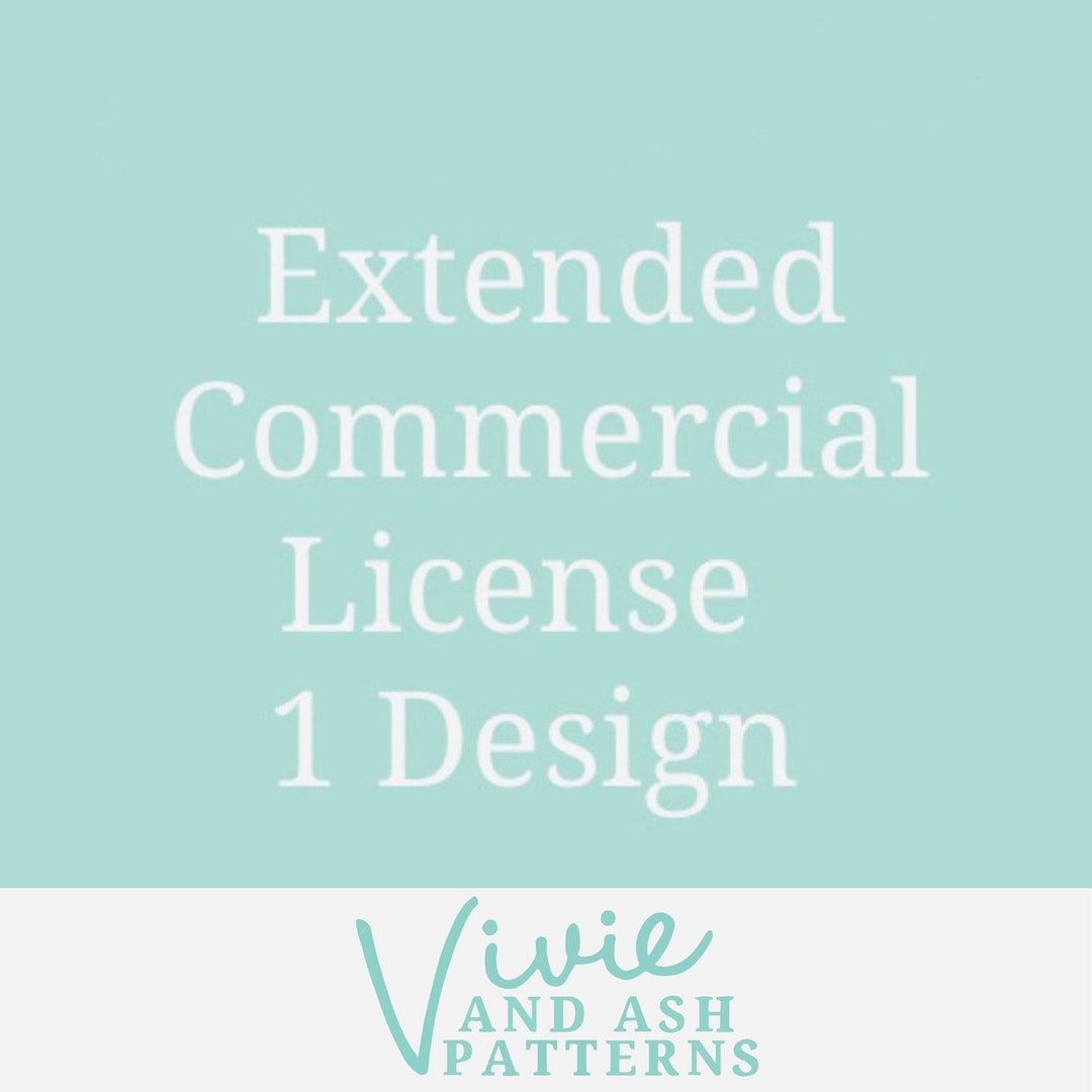 Extended Commercial License for Repeating Pattern Commercial Use - Etsy