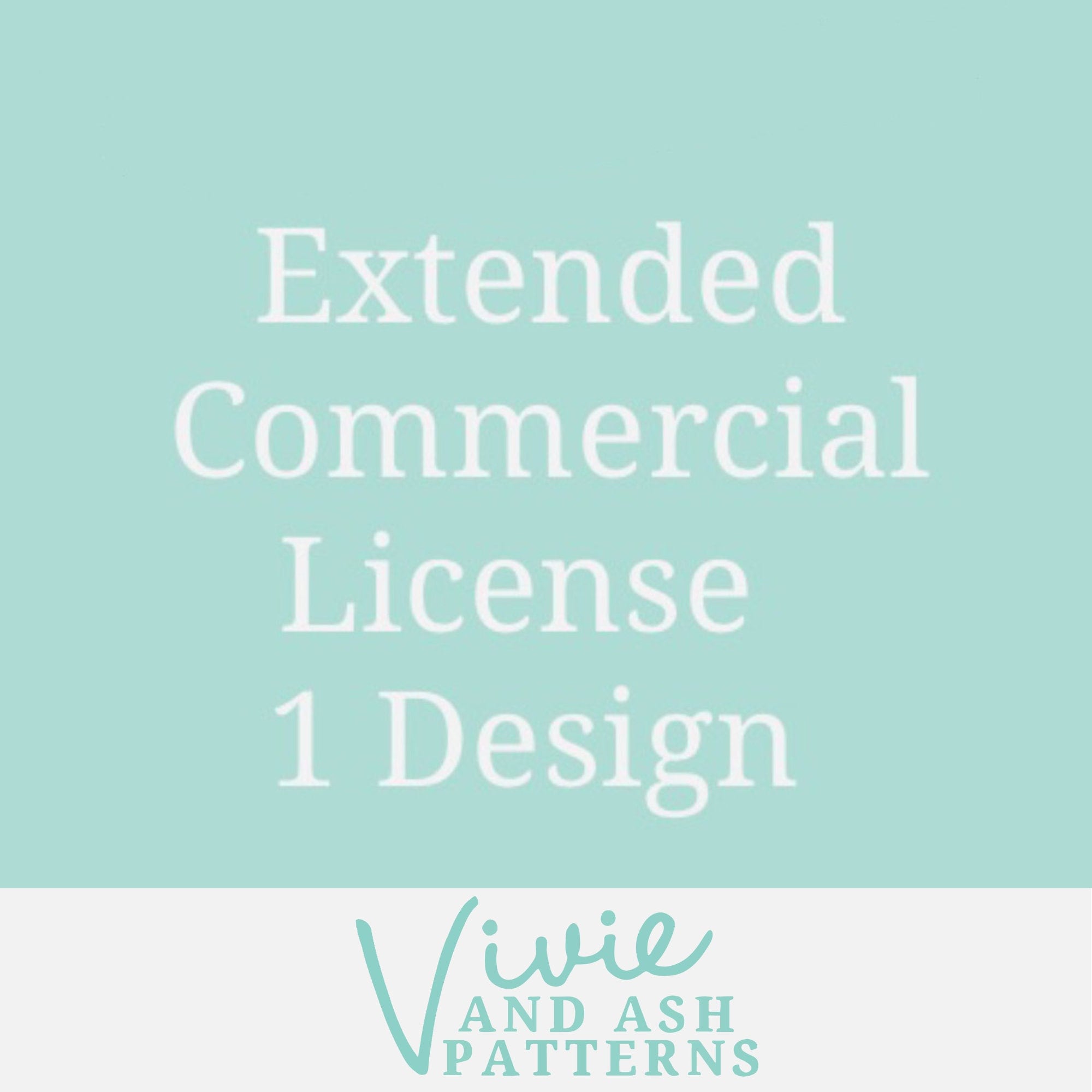 Extended Commercial License for Repeating Pattern Commercial Use - Etsy