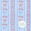 Red White and Blue Seamless Repeating Pattern, Bow and Flag Seamless ...