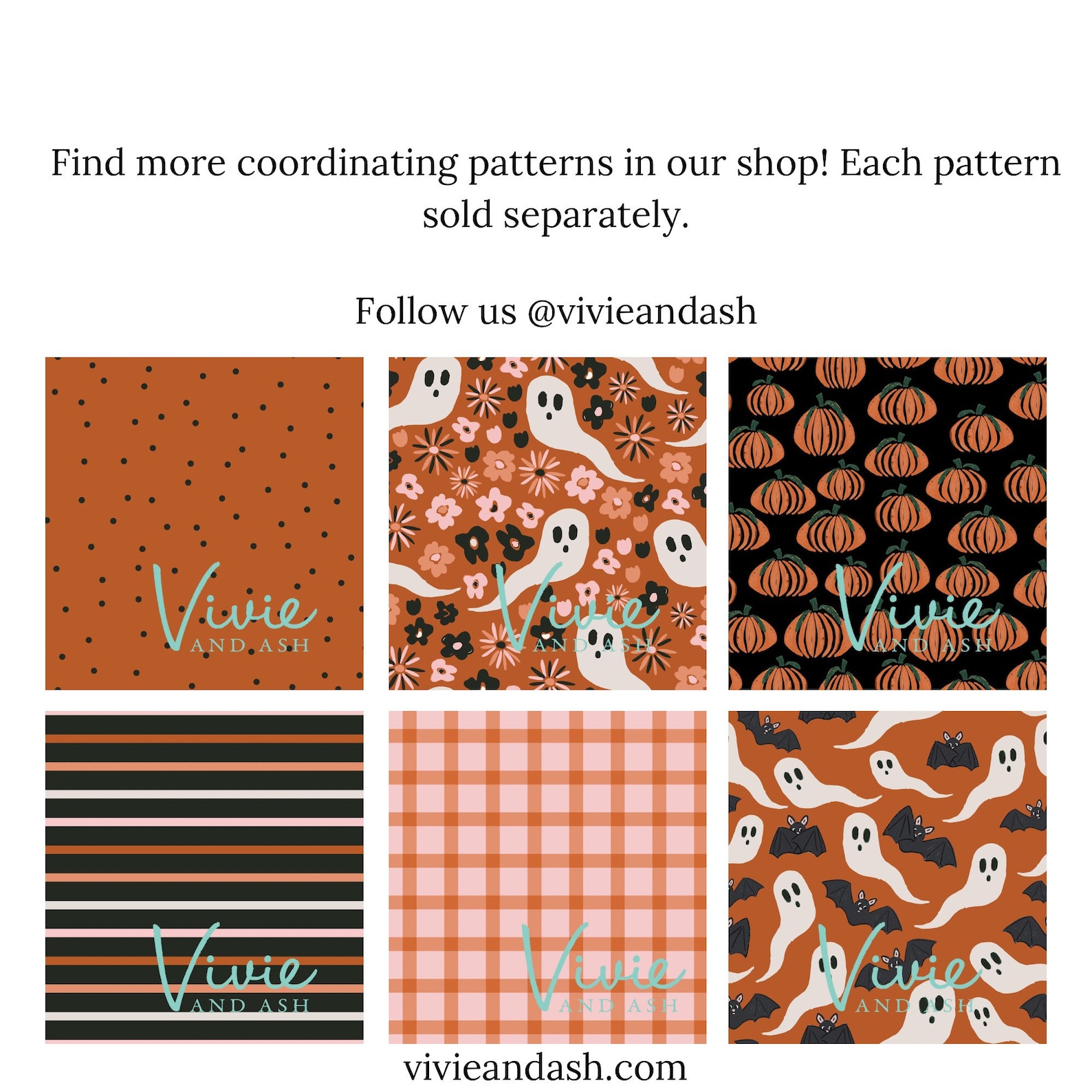 Pink and White Ghosts and Bows Halloween Seamless Pattern, Seamless ...