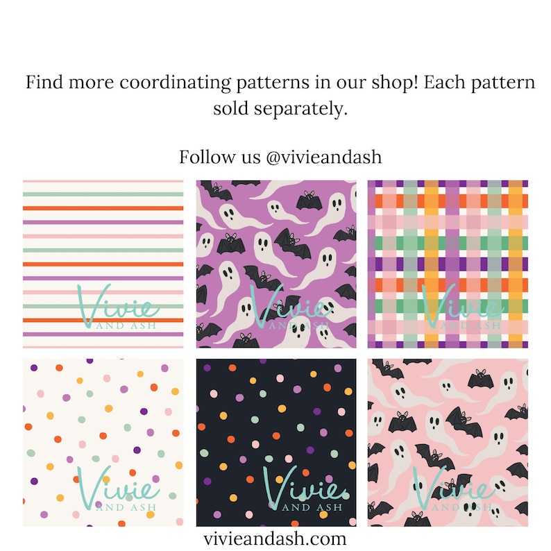 Pink Ghosts and Bows Halloween Seamless Pattern, Seamless Fall Repeat ...