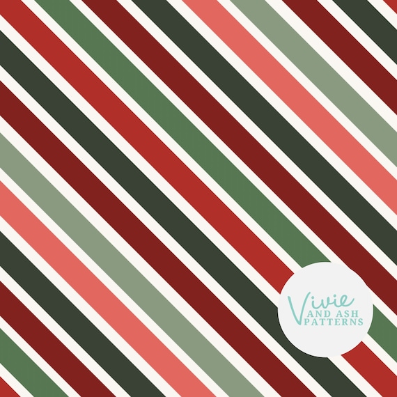 Christmas Stripe Patterns