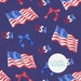 Red White and Blue Flags Seamless Repeating Pattern, USA Bow Pattern ...