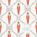 Red White and Blue Seamless Repeating Pattern, Bow and Flag Seamless ...
