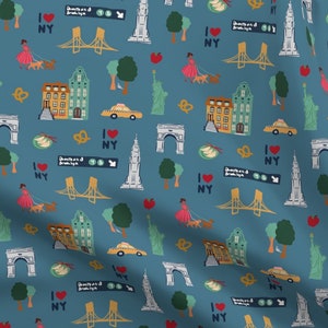 New York City Seamless Pattern File, NYC Pattern, Urban City Repeat ...