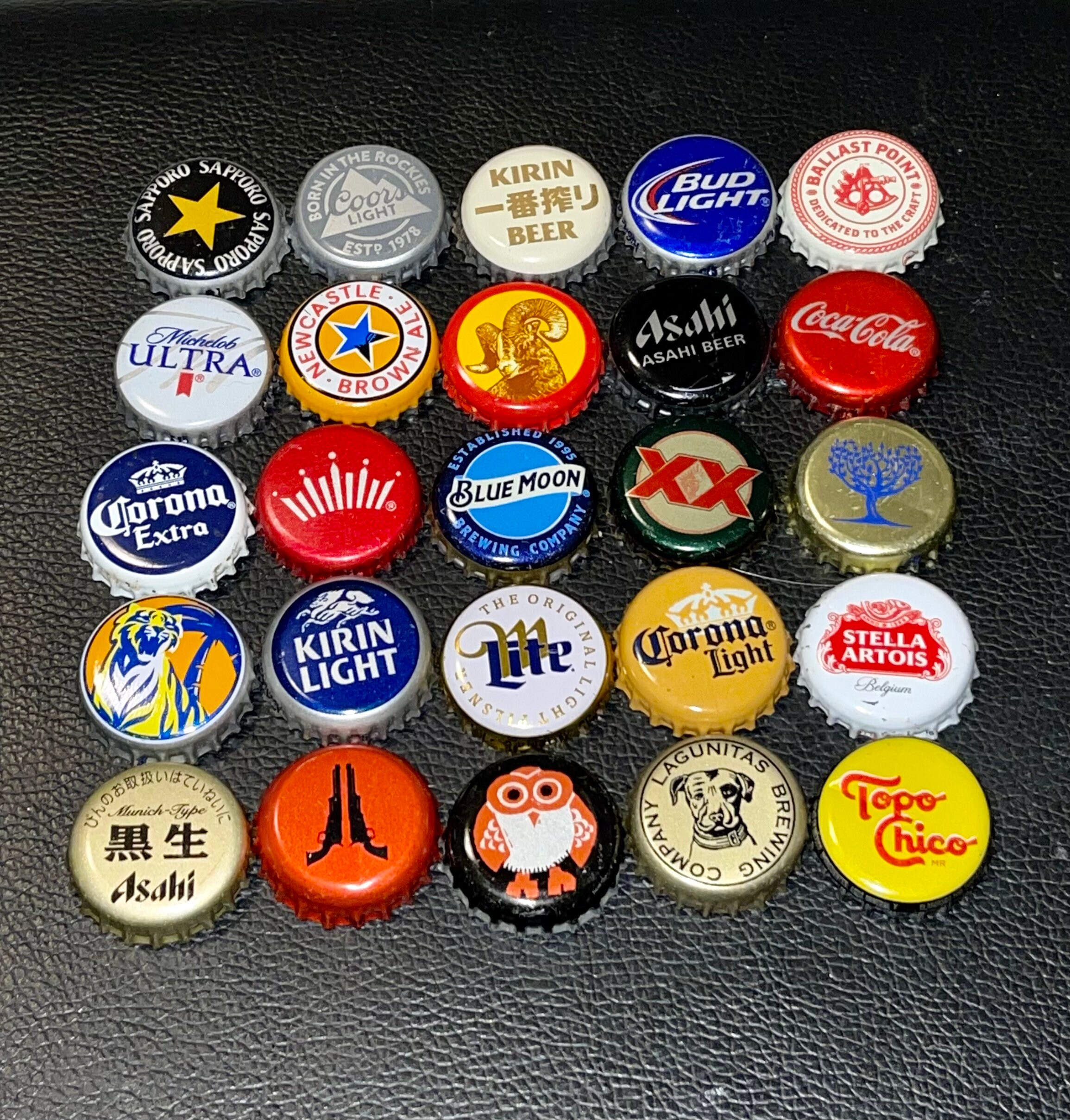 Beer Bottle Cap Magnet for Fridge (set of 3) 25+ OPTIONS Fun Craft Art ...
