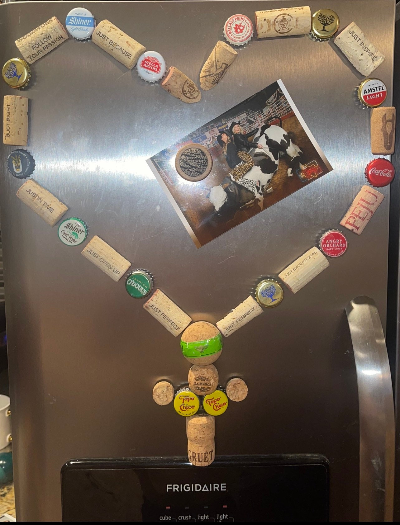 Beer Bottle Cap Magnet for Fridge (set of 3) 25+ OPTIONS Fun Craft Art ...