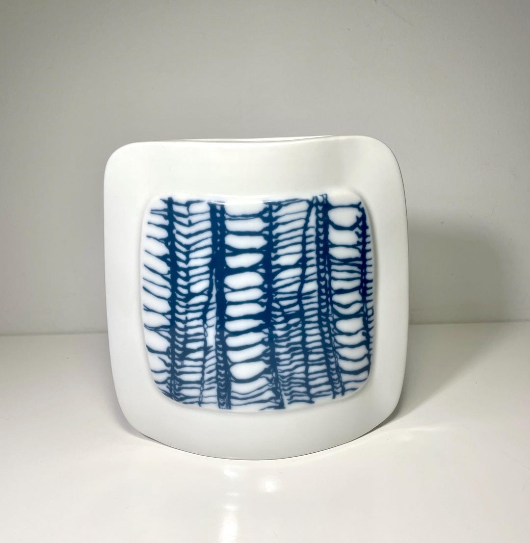 MCM Scandinavian Vase, by B&G Denmark, Bing and Grondahl Porcelain Vase ...