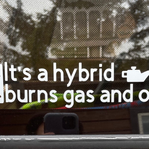 Toyota Hybrid Decal - Etsy