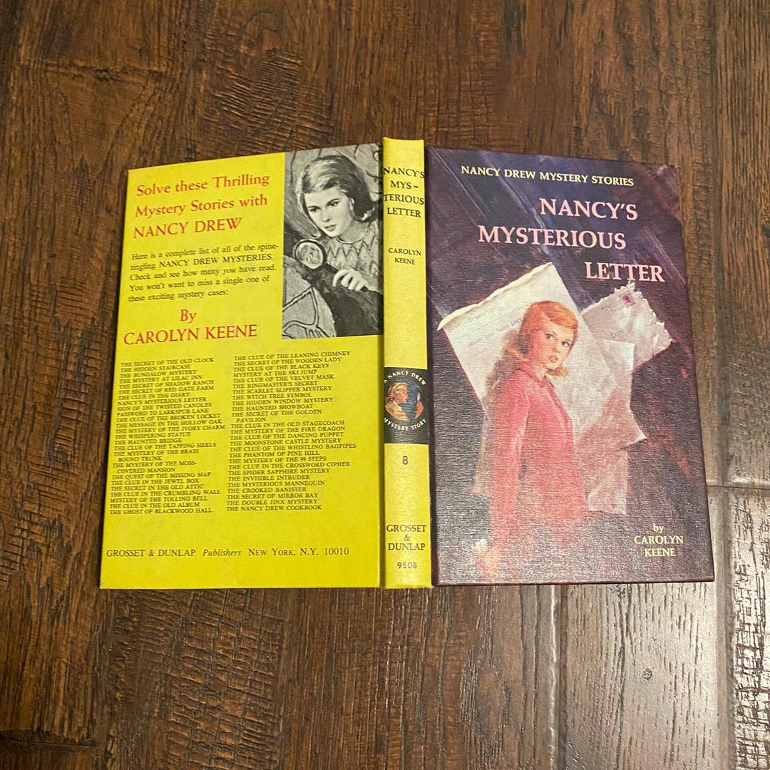Nancy Drew 8 Nancy's Mysterious Letter 1968 PC Revised - Etsy