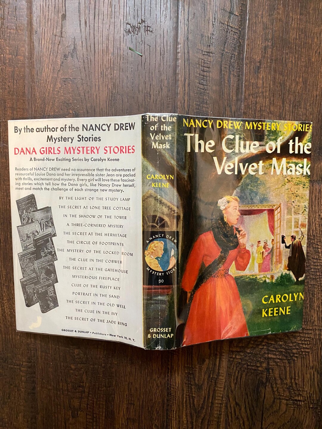 Nancy Drew 30 the Clue of the Velvet Mask 1953 DJ Original Text - Etsy